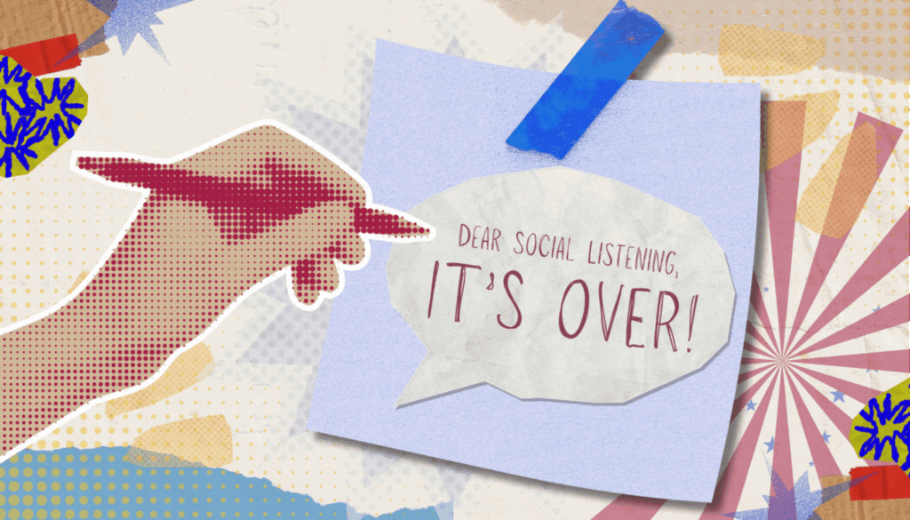 It's Over. A "Dear John" Letter to Social Listening - b3mediasolutions